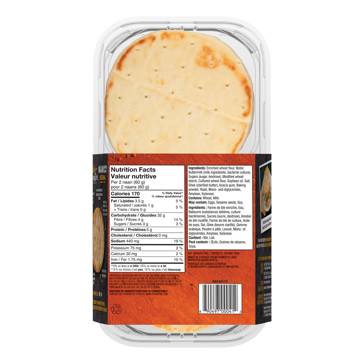 Original Naan Rounds – Stonefire Authentic Flatbreads
